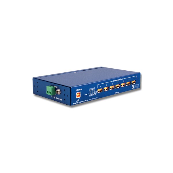 Advantech Usb 2.0 Hub, 7 Port, Industrial BB-UHR207 | Zoro